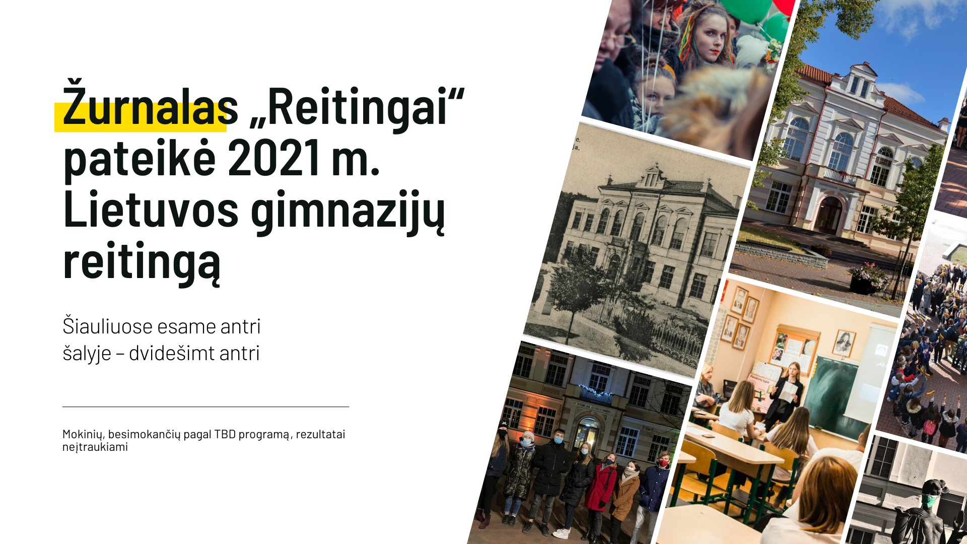 Žurnalas „Reitingai“ vėl visus surikiavo – Šiaulių Didždvario gimnazija