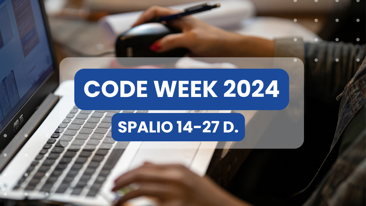Programuotojų savaitė „CODE WEEK 2024“ – Šiaulių Didždvario gimnazija